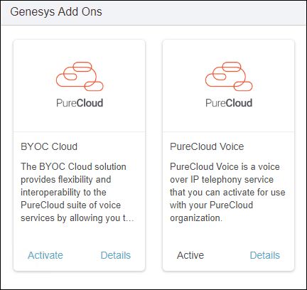 Ajouter BYOC Cloud ou Genesys Cloud Voice à votre abonnement - Genesys ...